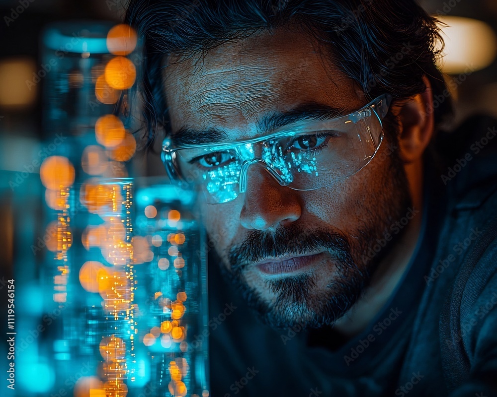 Quantum Researcher Visualizing Holographic Model of Instant Data ...