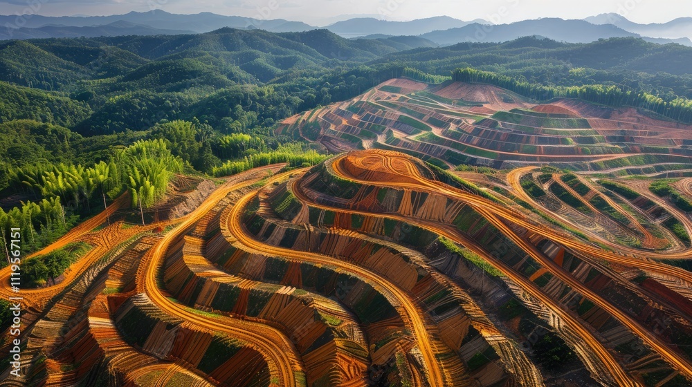 Tropical rainforest loss captured from above, revealing effects of ...