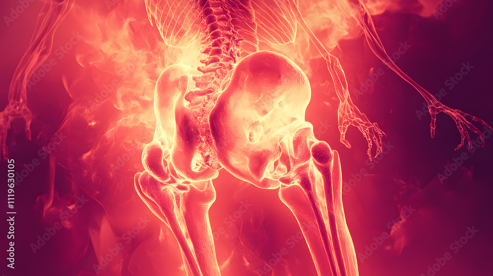 Ilustración de Stock Exploring the Complexities of Sacroiliitis: An In ...
