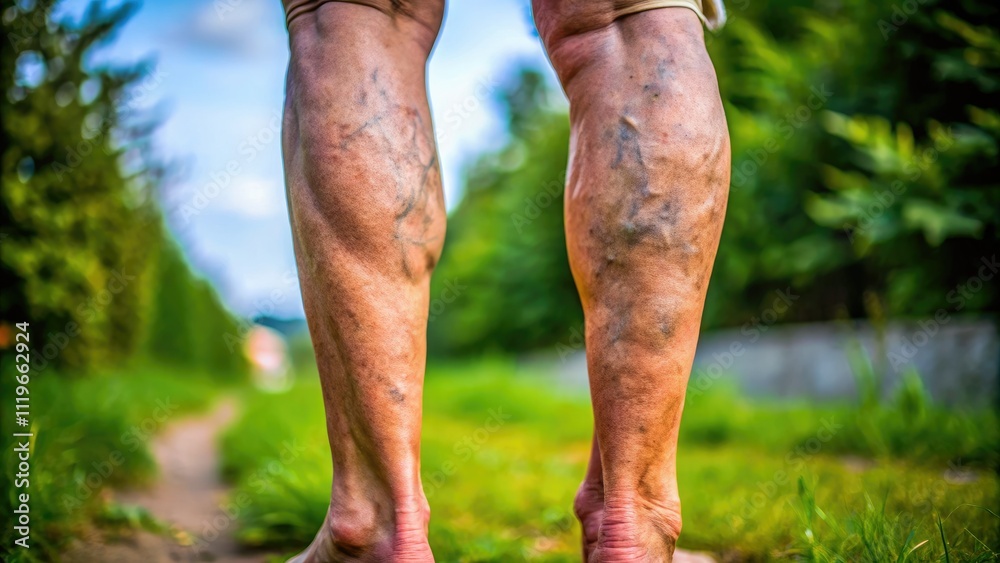 Varicose Veins: A Documentary Photography Study of Leg Veins, Spider ...