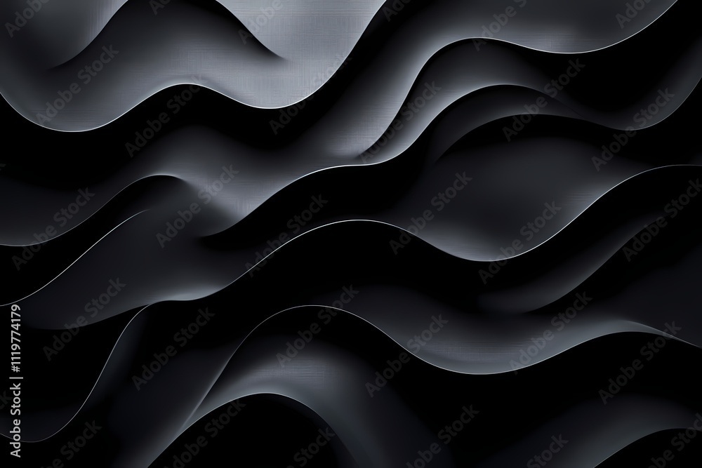 An organic pattern of dark gray lines creates the illusion of a wavy ...