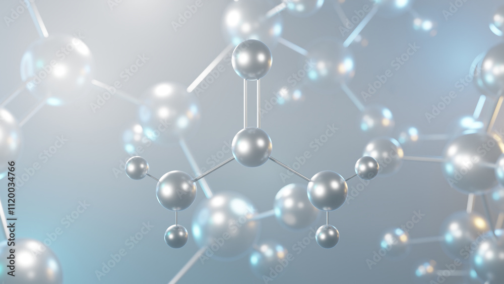 urea molecular structure, 3d model molecule, carbamide, structural ...