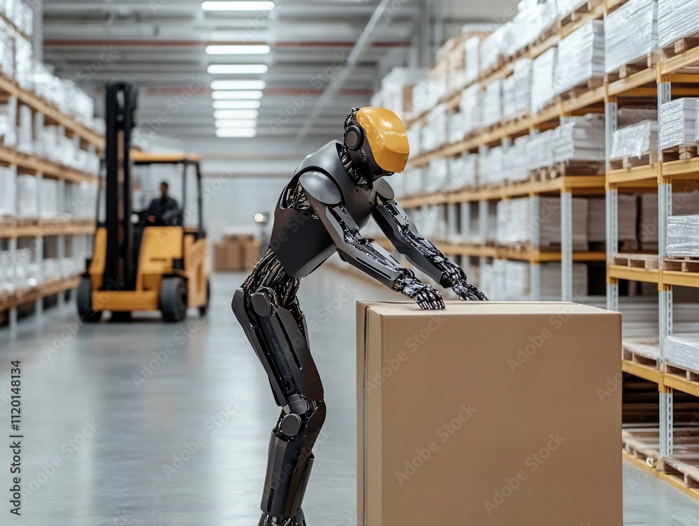 Robotic exoskeleton enhances factory worker efficiency in lifting heavy ...