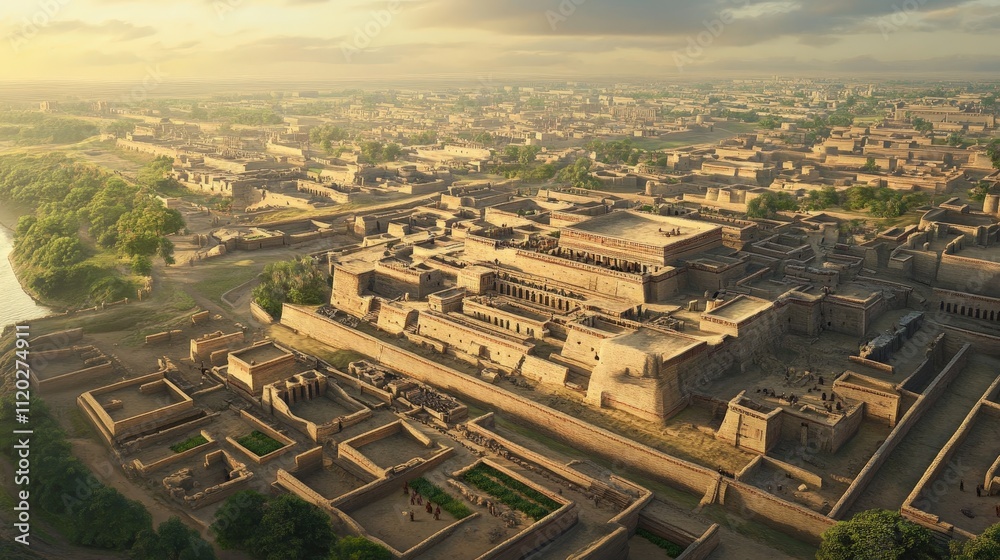 Picture the flourishing Indus Valley Civilization, one of the oldest ...