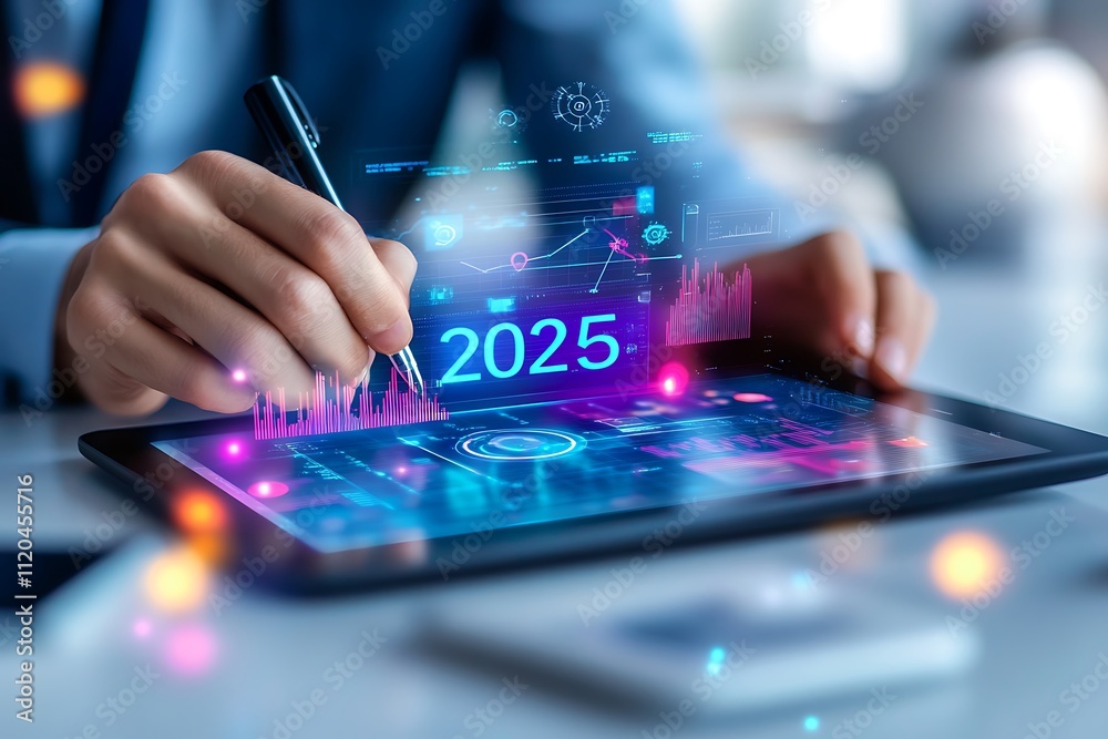 2025 new year forecast strategy. Startup business 2025 positive ...