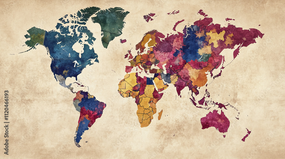 European Economic Area - EEA. European Union flag and map of Europe ...