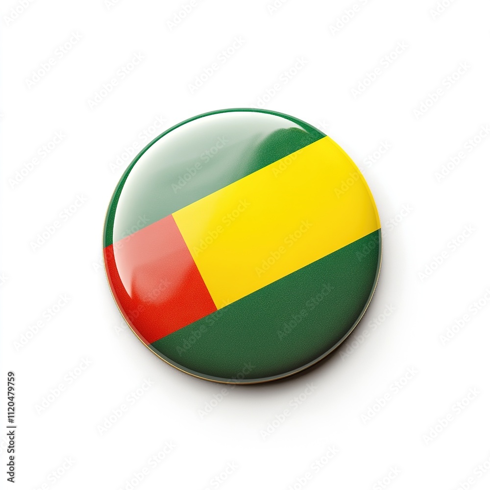 Celebrating benin's national identityflag pin showcase cotonou digital ...