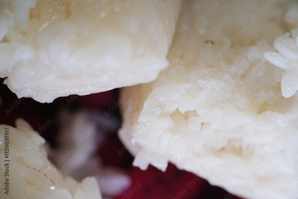 Tapai Pulut Daun Getah is a traditional Malaysian dessert of fermented ...