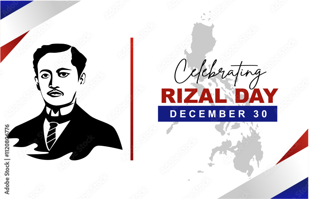 Modern Rizal Day Banner and Background. Jose Rizal Illustration. Best ...