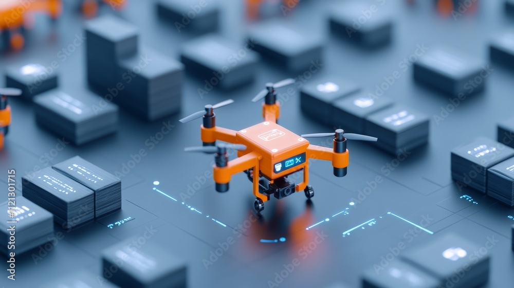 Drone Delivery: A futuristic vision of automated delivery, a small ...