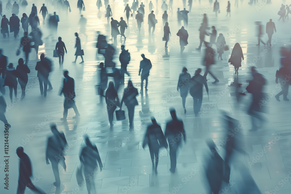 Lost in the Crowd: A Visual Representation of Urban Anonymity. These ...