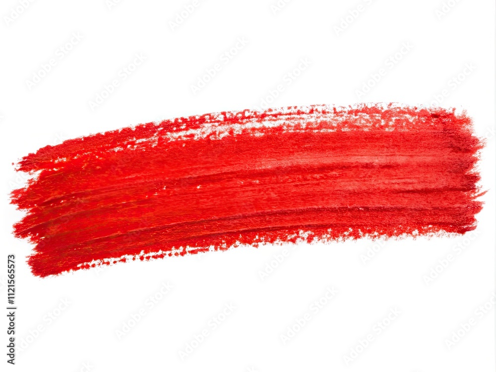 Panoramic Red Hand-Drawn Underline Design, Abstract Background ...