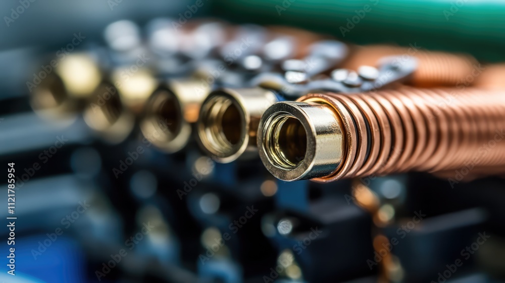 Industrial screw terminals for copper wire connections in electrical ...