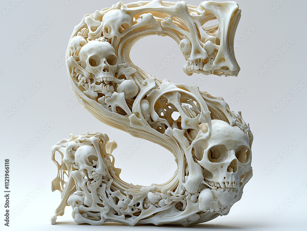 skeleton, bone, anatomy, osteology, skull, vertebrae, ribs, femur ...