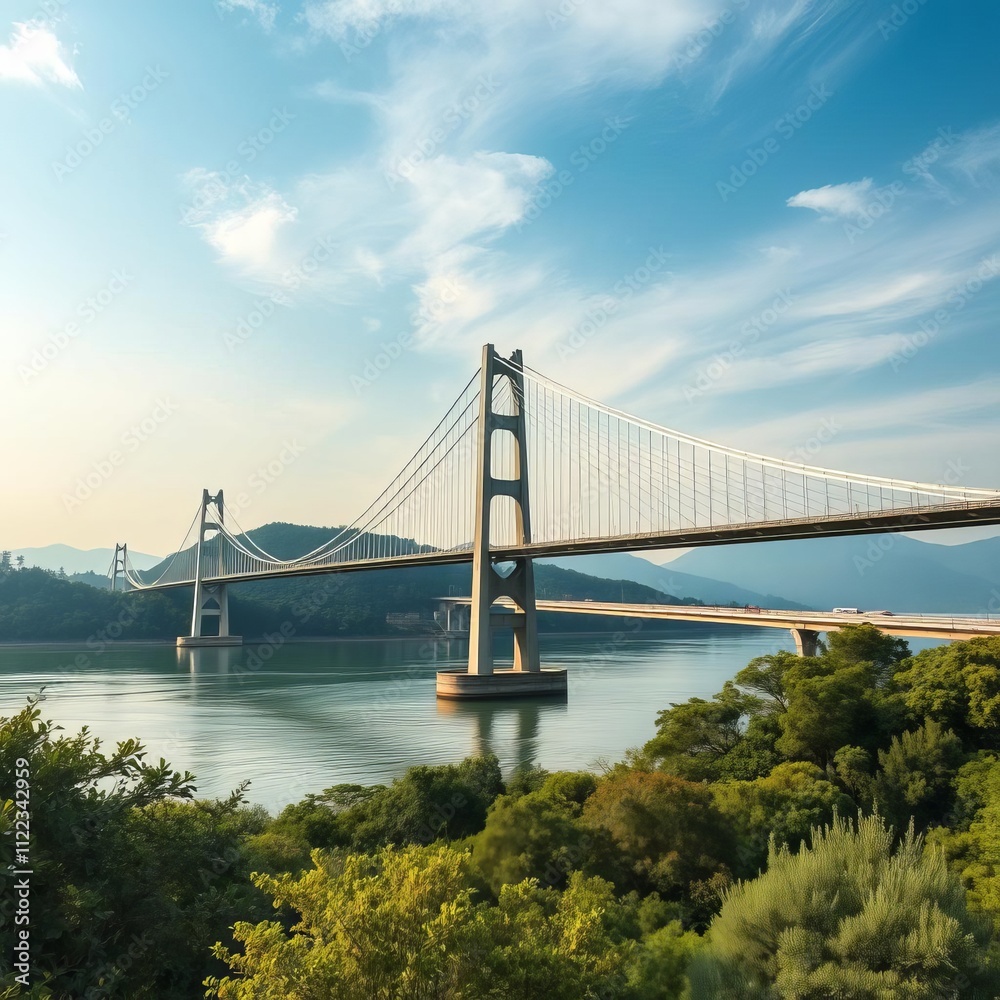 Neiwan suspension bridge at hsinchu county taiwan River landscapes ...