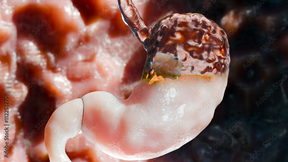 Human Stomach Anatomy Digestion, esophagus abdomen gastric with acid ...