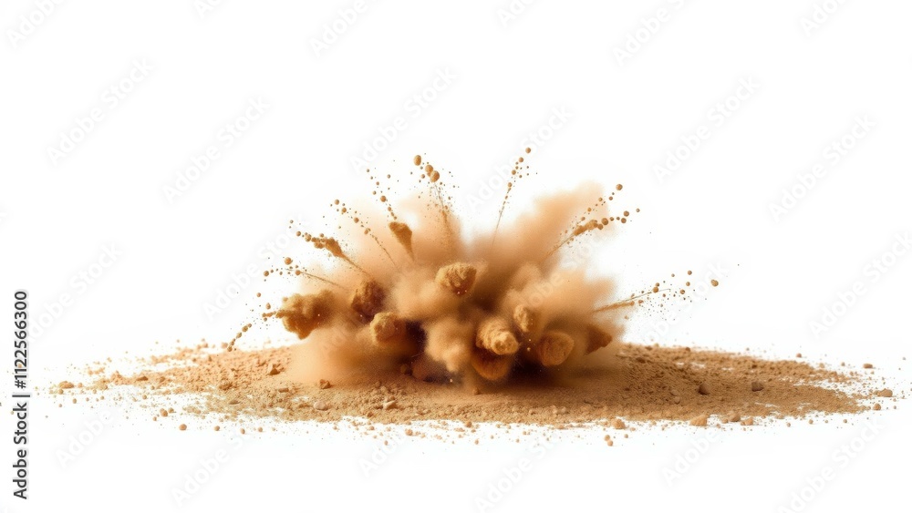 Explosive Sand Blast: Perfect for Illustrating Power, Energy, and ...