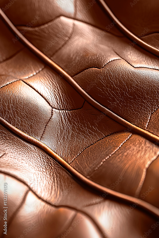 Mocha Mousse brown leather texture template background. Popular color ...