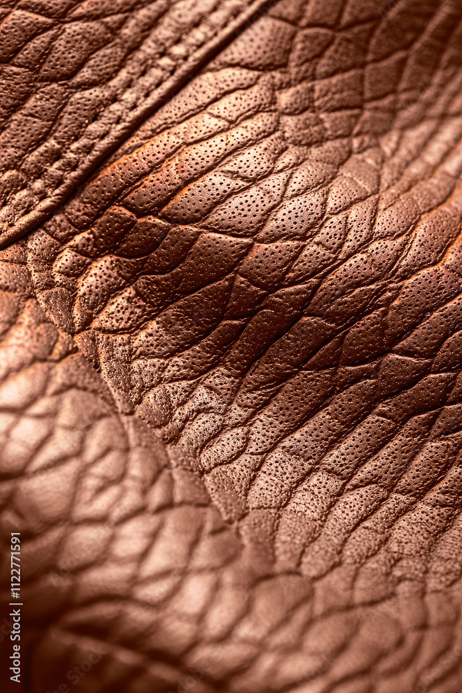 Mocha Mousse brown leather texture template background. Popular color ...