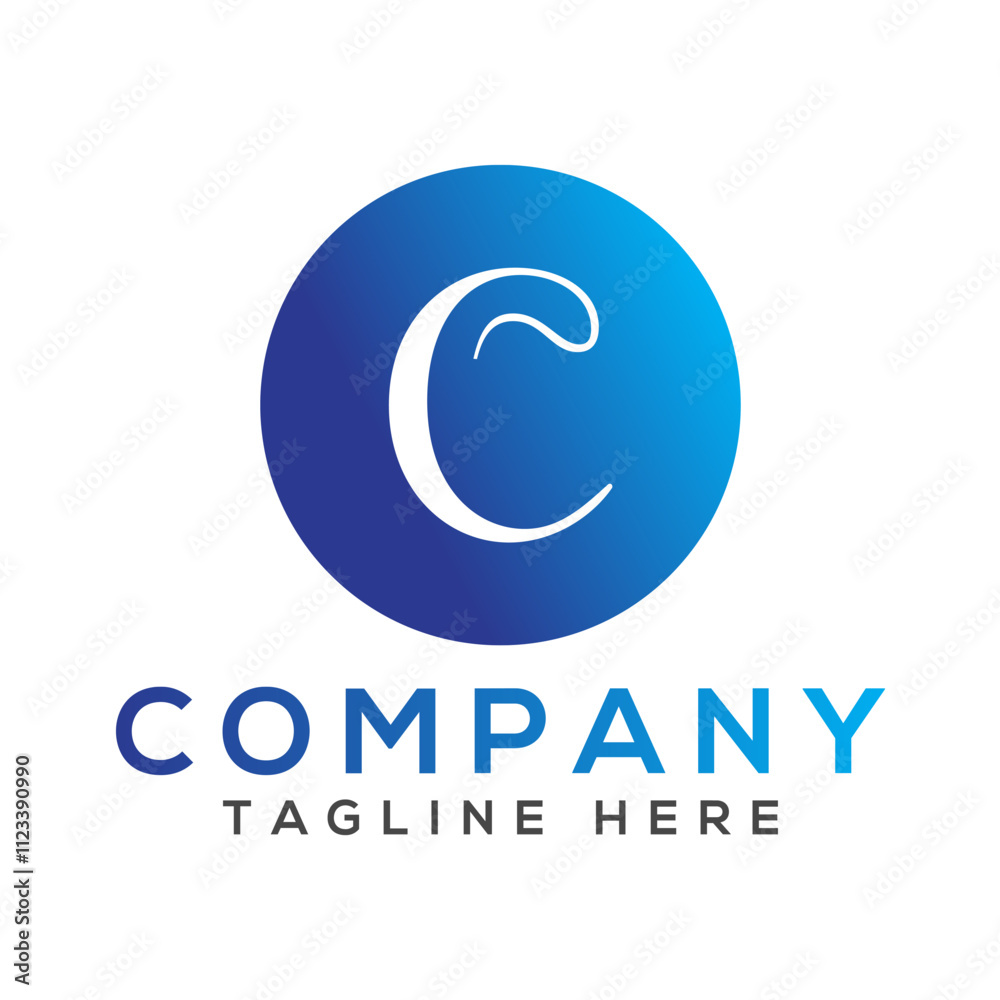 Letter C logo brand identity design vector illustration. Stock Vector ...