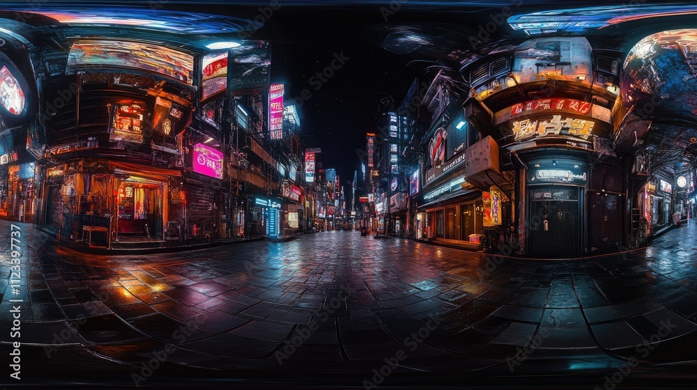 Ilustración de Stock Full 360 degrees seamless spherical panorama HDRI ...