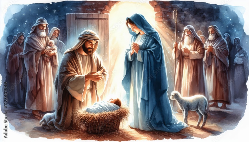 Birth of Jesus Christ - Nativity of Jesus - Catholic, Jewish Christian ...
