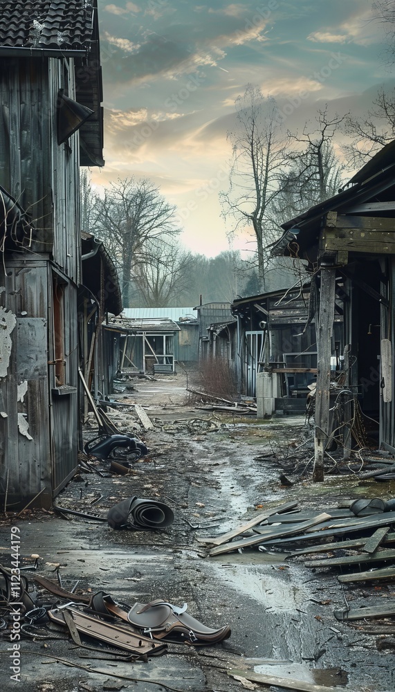 Abandoned horse stables a haunting reminder of a once thriving ...