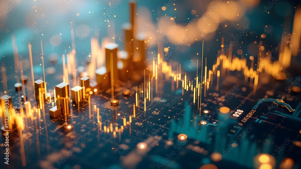 Excel Power BI Columns Graphs Stock Illustration | Adobe Stock