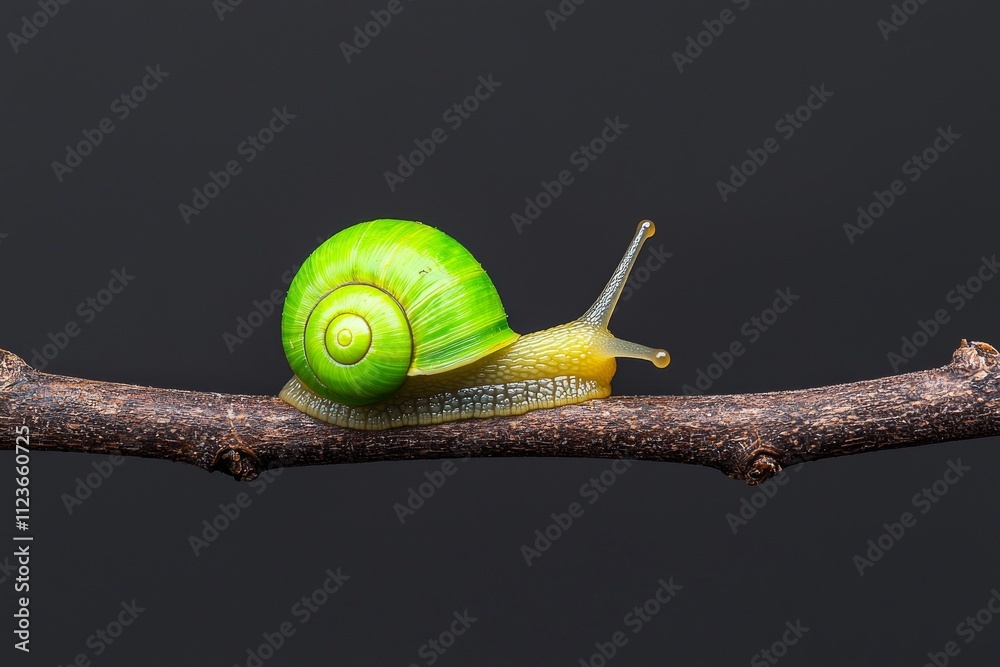 Native to Cuba, the Cuban snail (Polymita picta), also called the ...