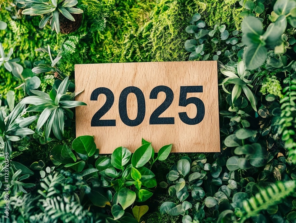 '2025' New Year concept for Sustainable environment development goals ...