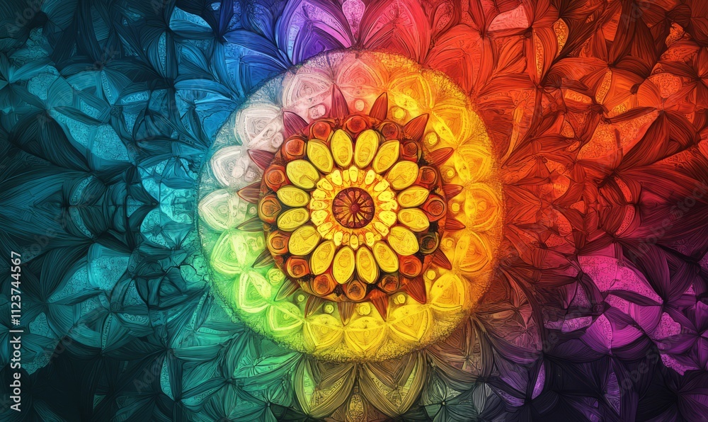 Explore the color wheel by creating a digital illustration of a rainbow ...