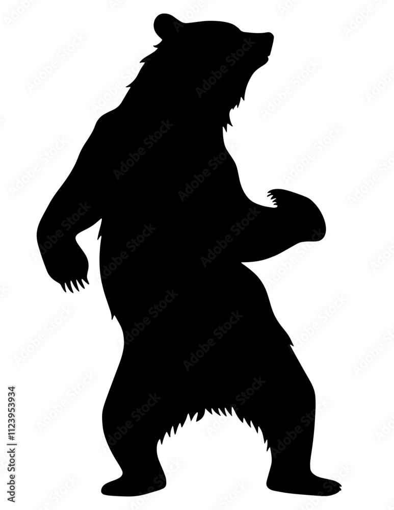 Silhouette of a dancing bear, Dancing Bear SVG Bundle, Funny Bear Dance ...
