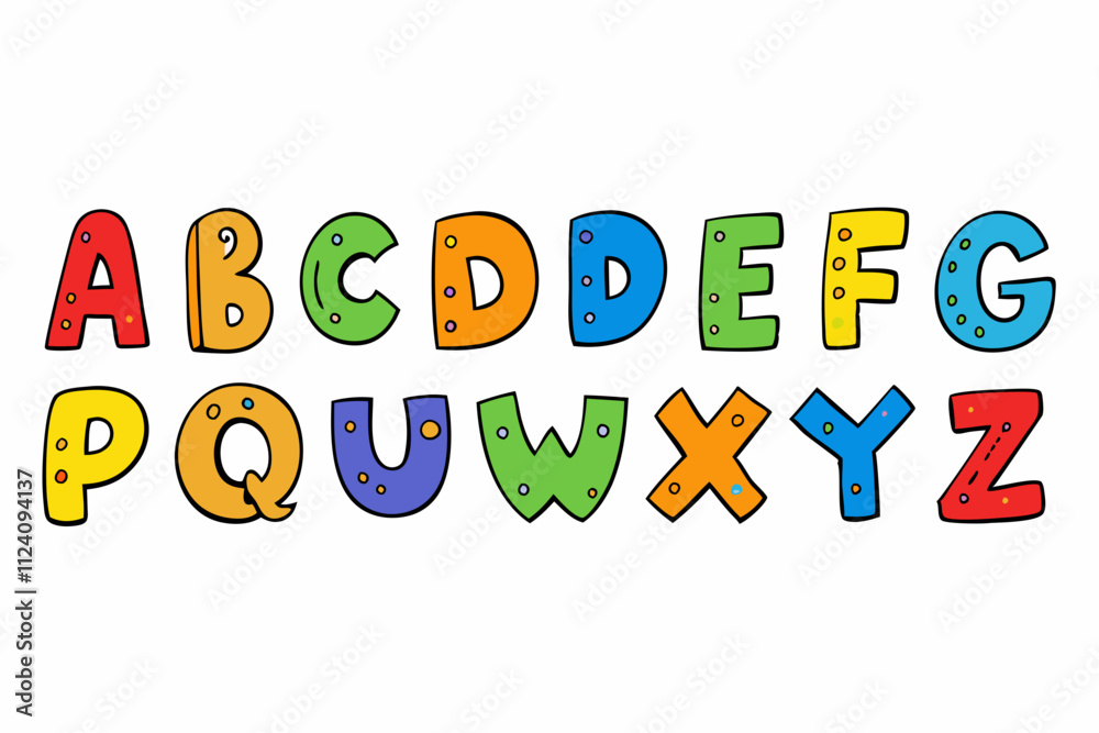 Alphabet and Numbers: Fun Fonts for Printable Designs | ABCs and 123s ...