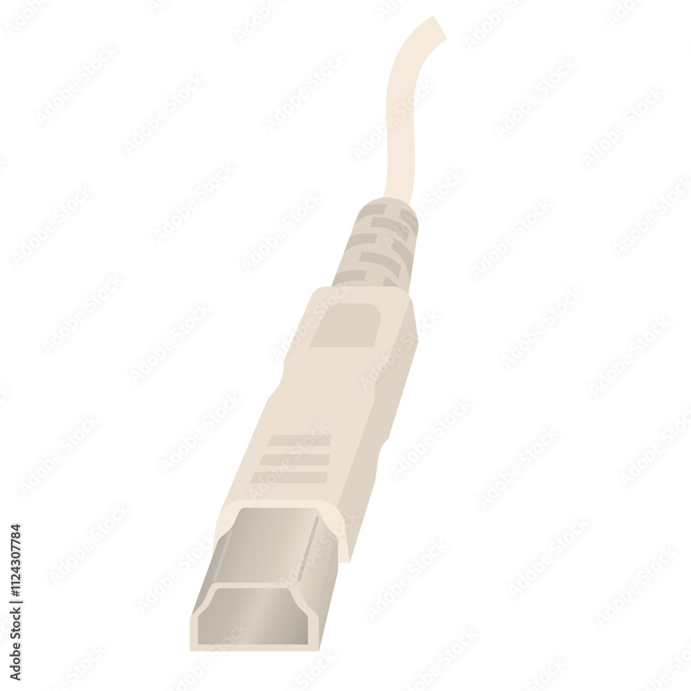 USB mini Type-B. Connector for devices such as printers and some ...