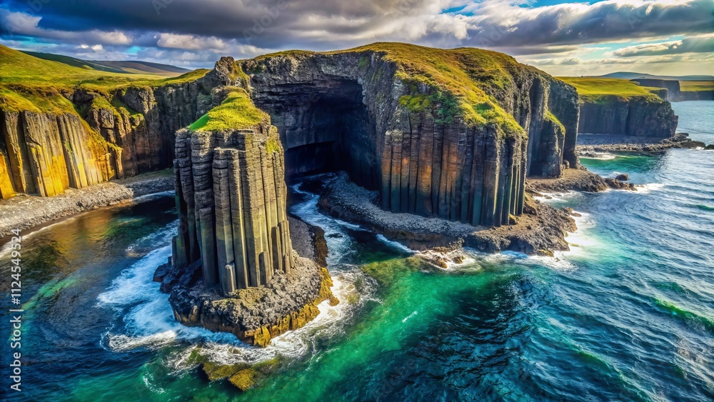Fingal's Cave Ireland, Giant's Causeway Coastal Wonders, Sea Cave ...