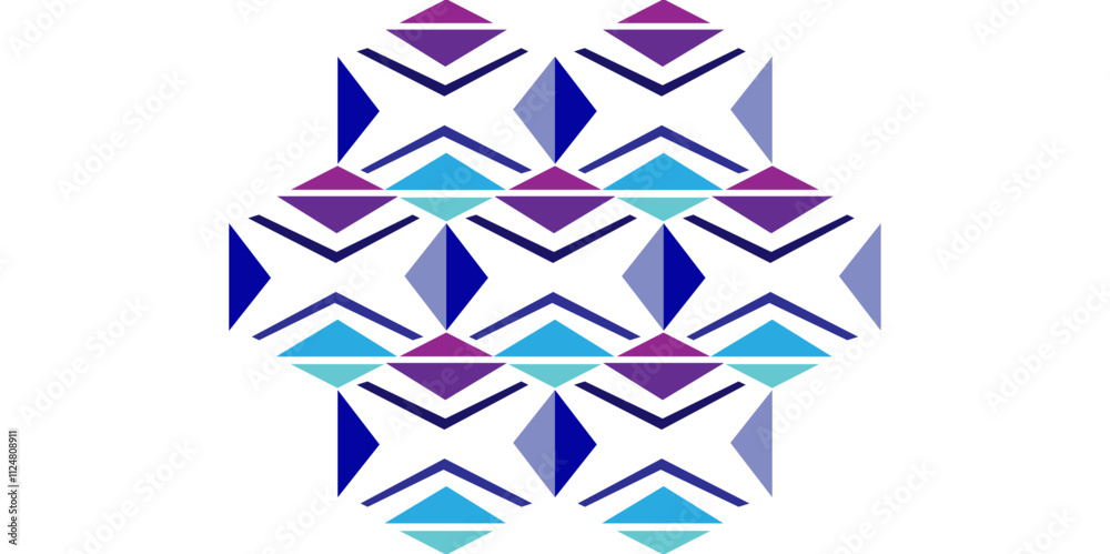 Geometric hexagon shapes on a black background. polygon hitch ...