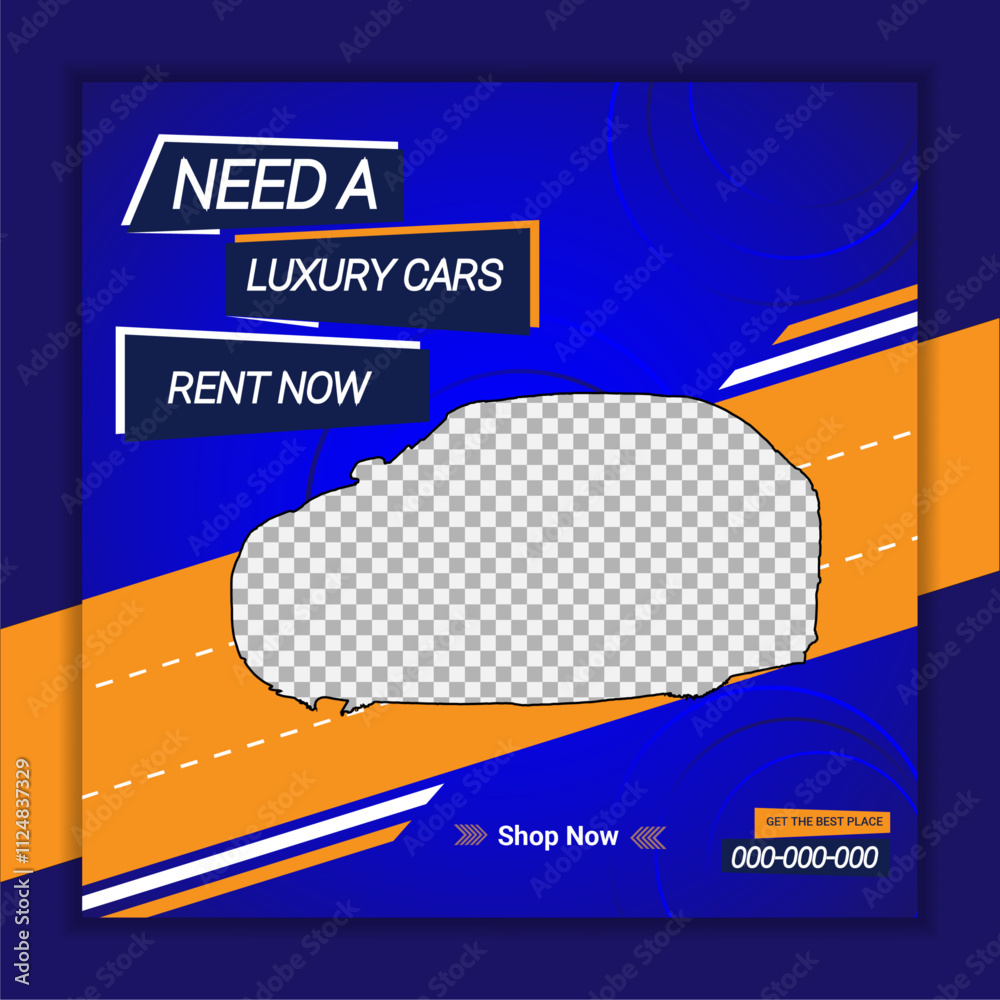 catalog square template. laptop social media post template design ...