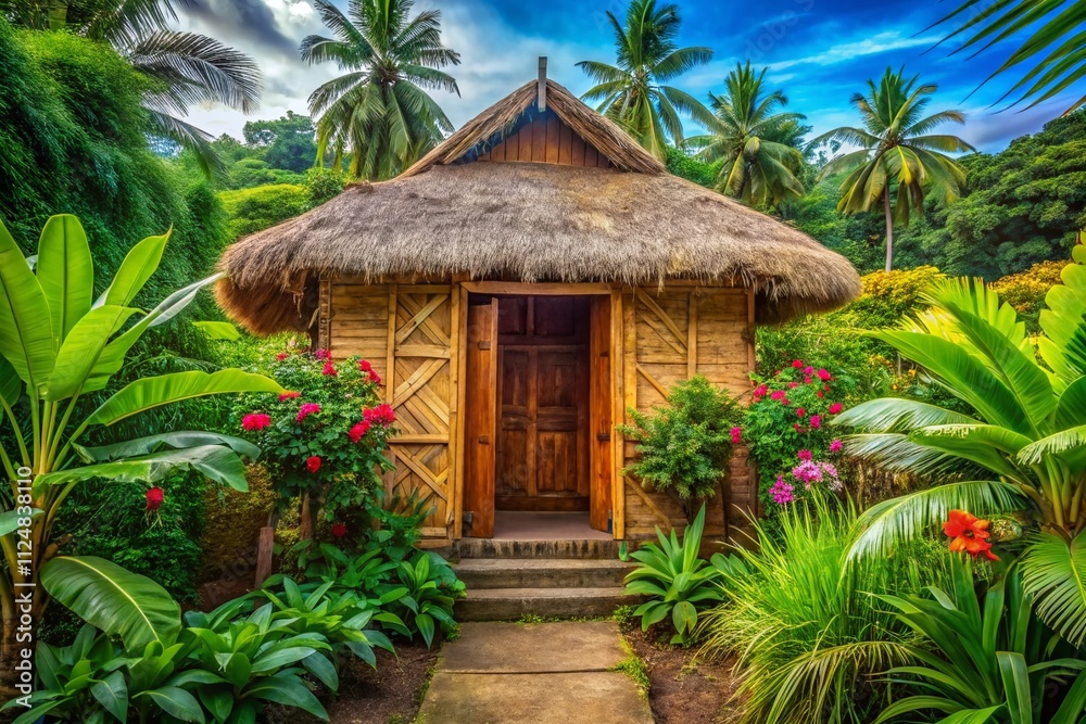Captivating Candid Photography of a Traditional Doorway to a Native ...