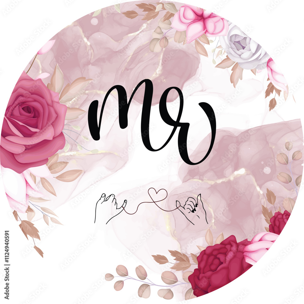 Vector de Stock Luxury Floral Nikkah Certificate, Premium A4 Islamic ...