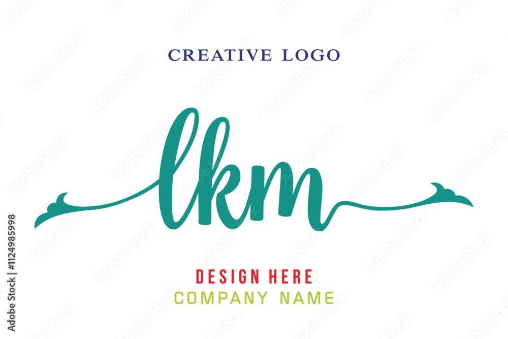 LKM lettering logo is simple, easy to understand and authoritative ...