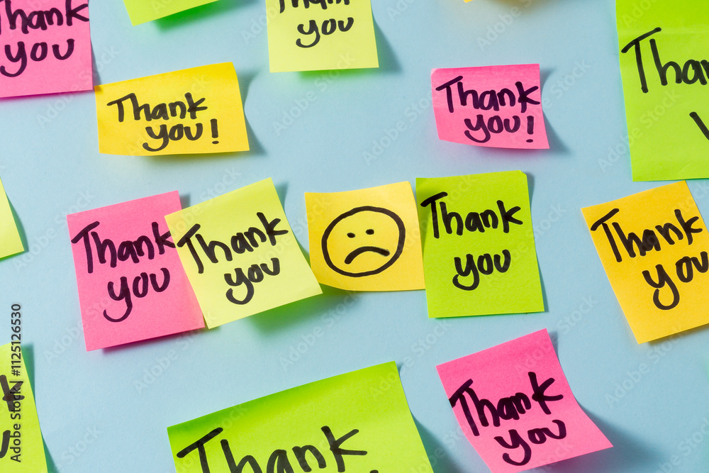 Foto de Stock Motivational words for personal development, thank you ...