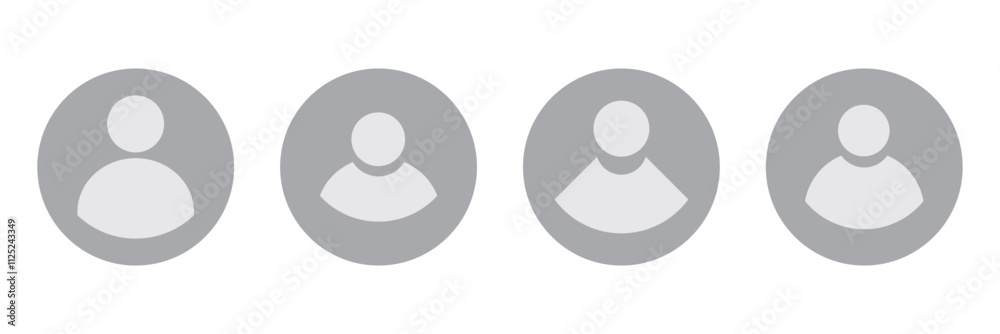 profile default avatar icon. user account dp symbol for social media ...