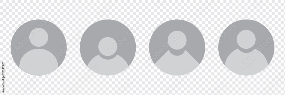 profile default avatar icon. user account dp symbol for social media ...