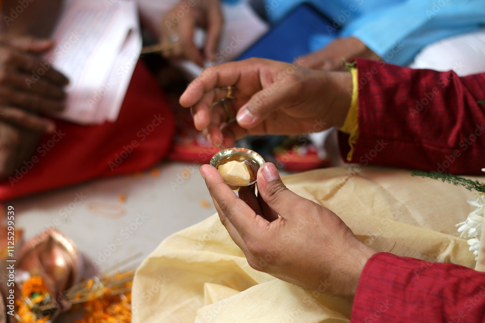 Foto de Stock kanyadaan kanya daan by father in law or sasurji in ...