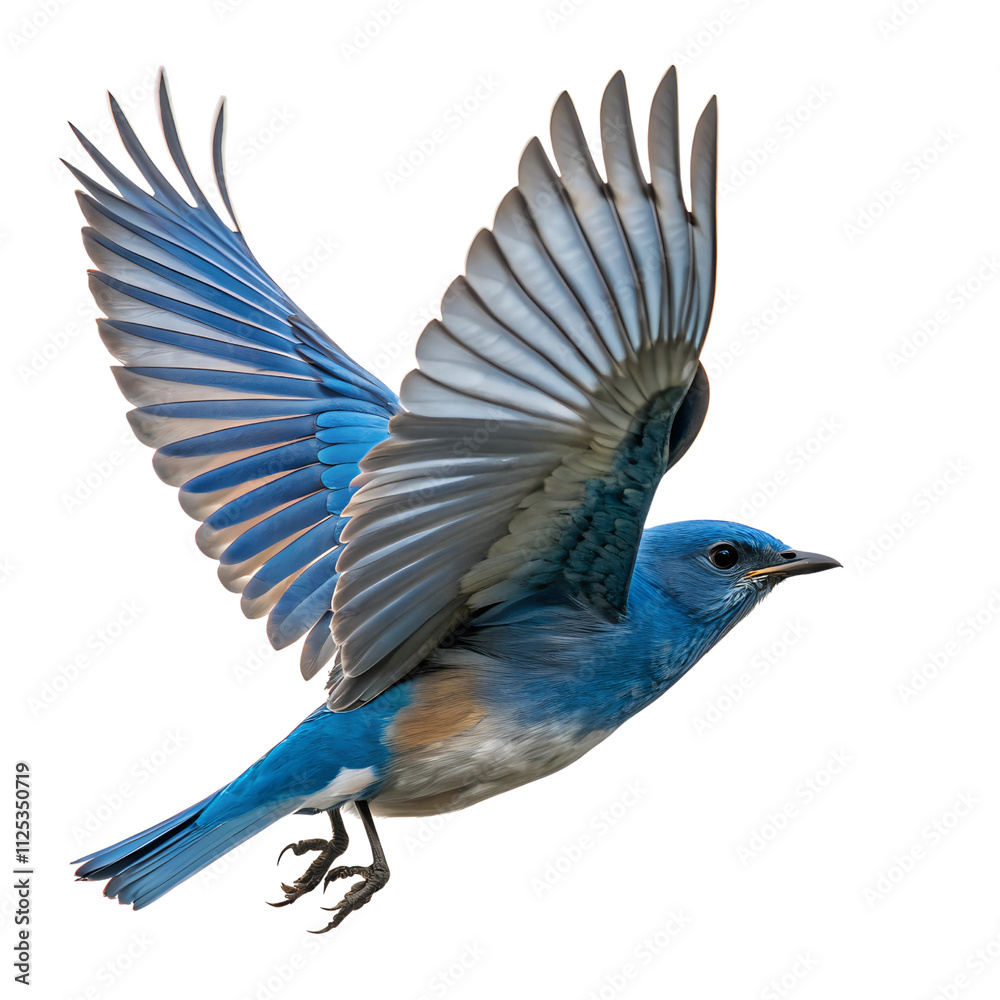 Bluebird in Flight isolated on transparent background cutout, Png ...