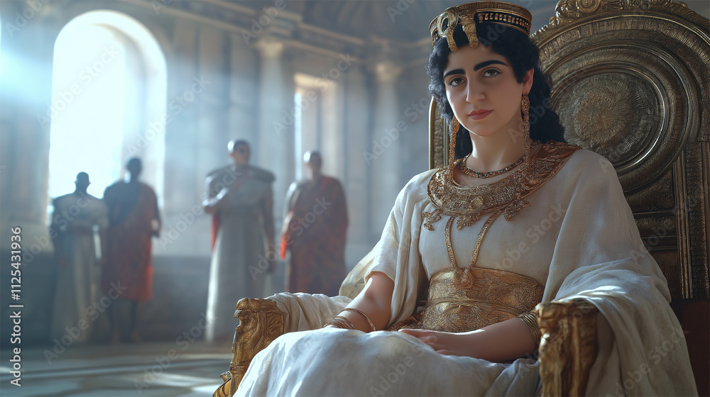 Cleopatra's facial reconstruction based on the Berlin Bust, showcasing ...