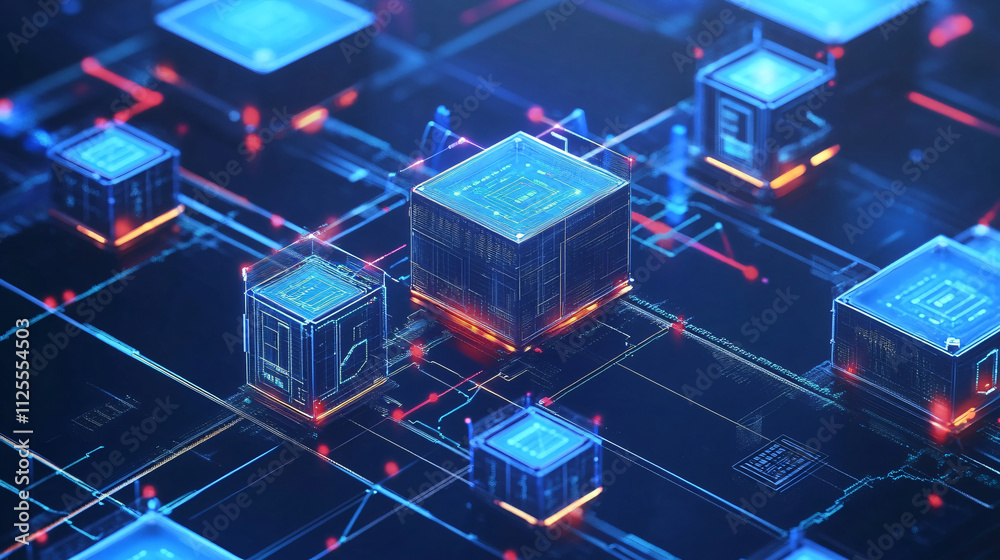 Smart factory integration with IoT and blockchain technology for secure data exchange and ...