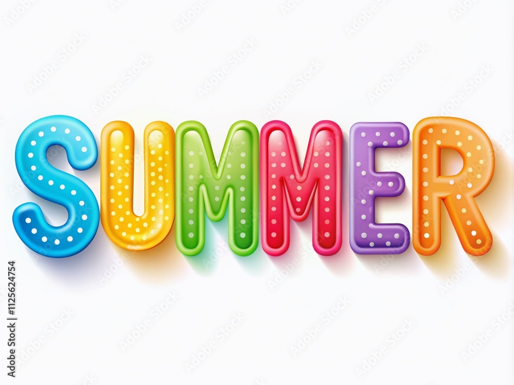 Elevate your creative projects with this summer typography clipart on a ...