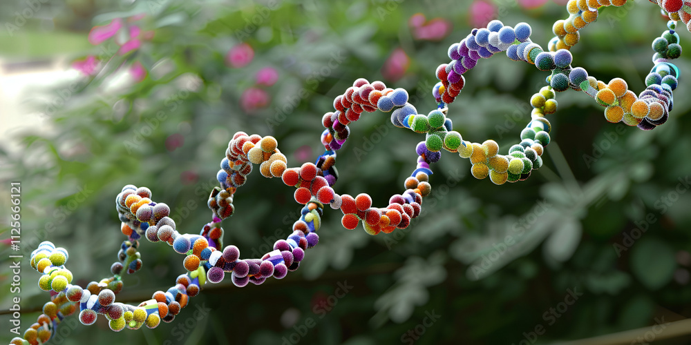 Genetic Tapestry: The Colorful World of DNA, Life's Blueprint: A ...