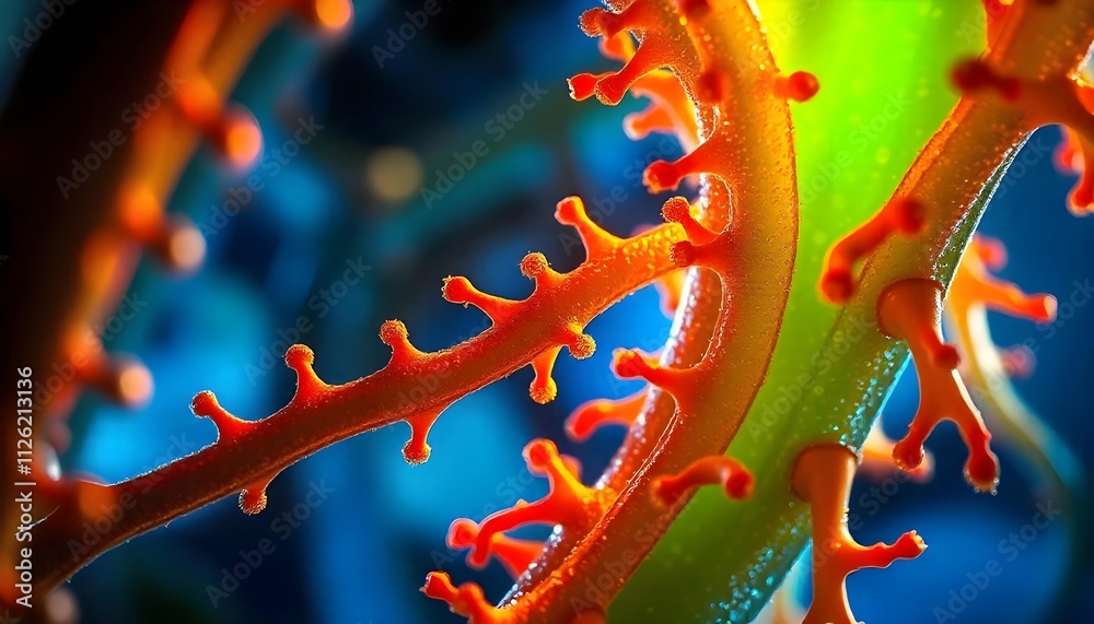 Phloem cells transport sugars in plants. The tubular cells have porous ...